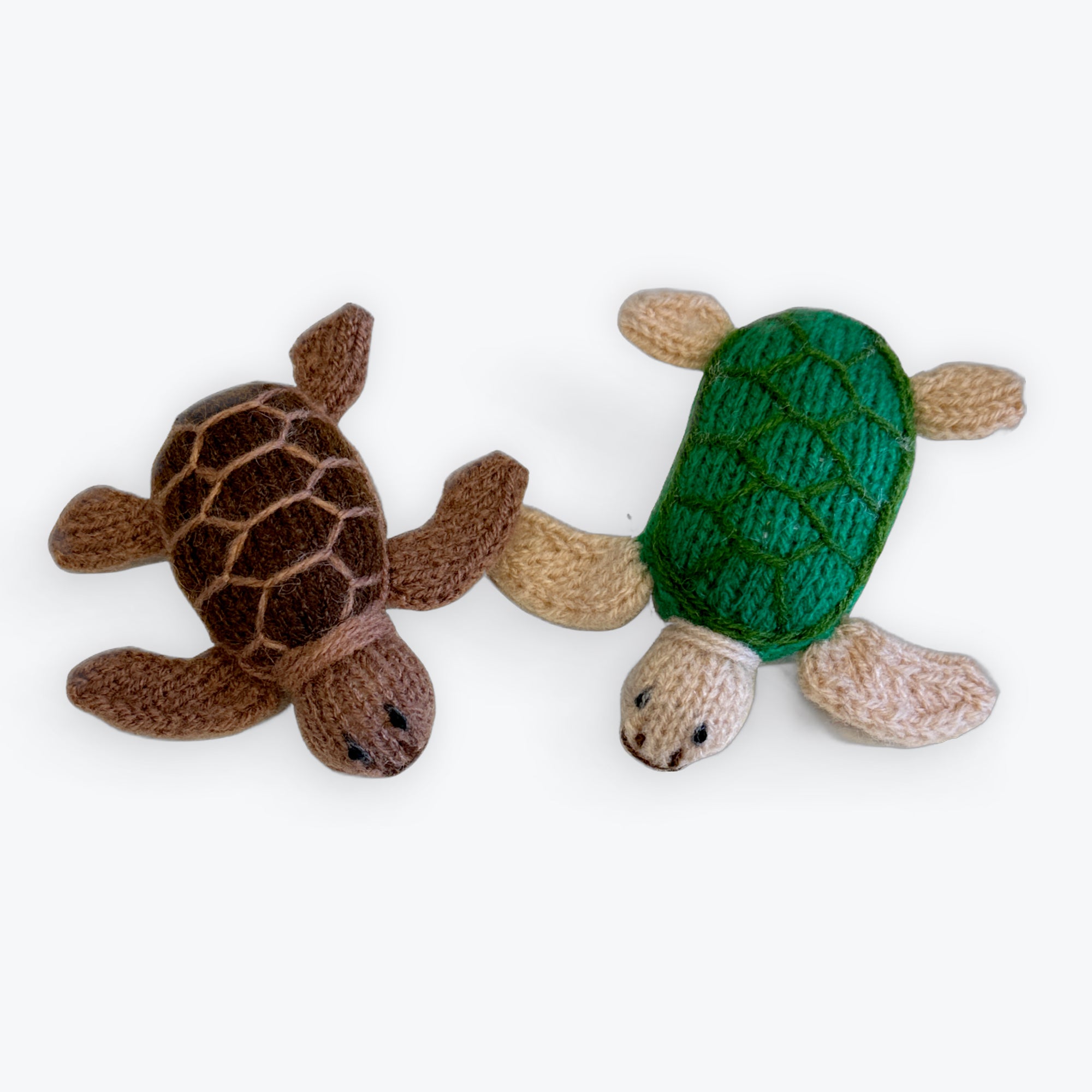 Knitted Single Sea Turtle Finger Puppet | Navarre Beach Sea Turtle ...